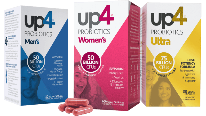 Clean, powerful probiotics and superfoods for your daily nutrition - up4®